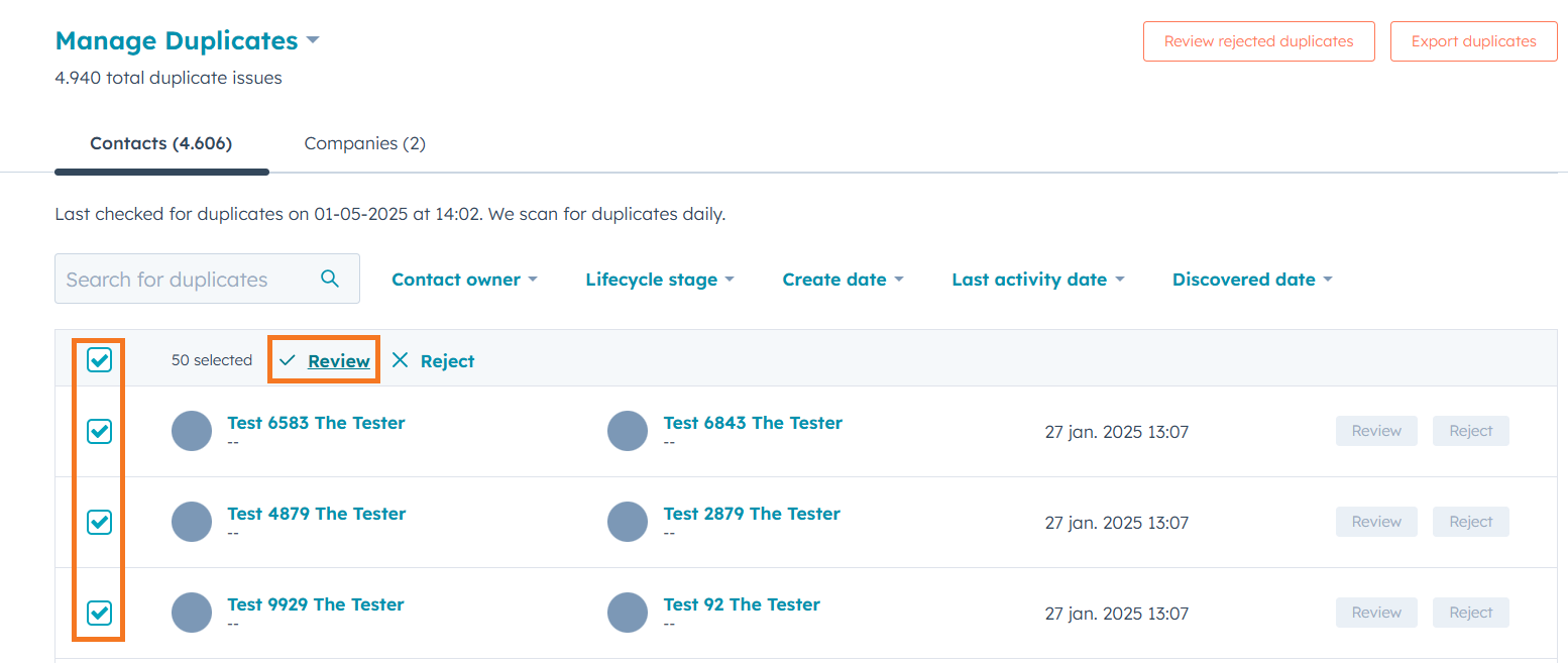 How To Bulk Merge Hubspot Duplicates Contacts Companies And More